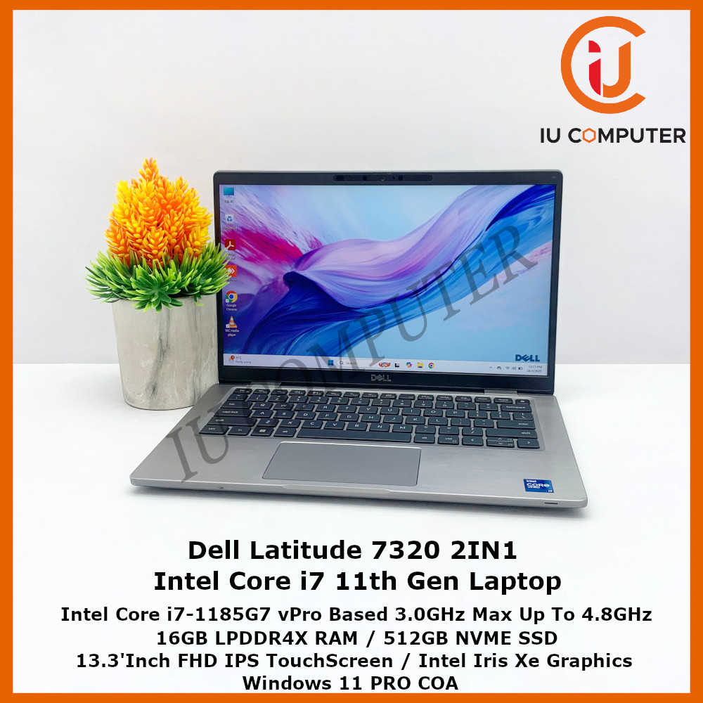DELL LATITUDE 7320 2IN1 INTEL CORE I7-1185G7 VPRO 16GB LPDDR4X RAM ...