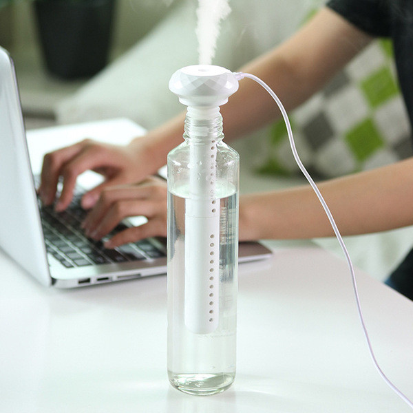 water bottle with straw botol air viral Cawan Air Pelembap Mudah Alih ...