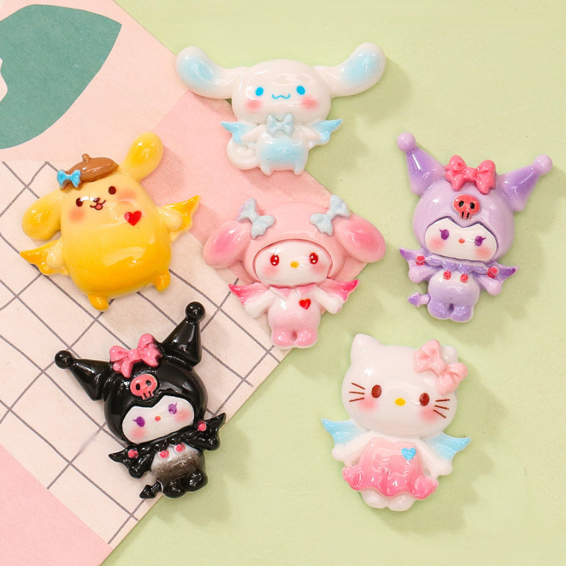 Cute Innamoroll Jibbits Kuromi Jibbitz Charm Devil and Angel Jibitz ...