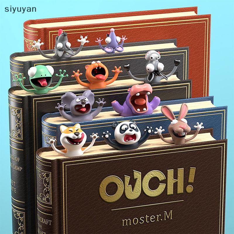 Si 3D Cartoon Animal Bookmarks Wacky Bookmark Cute Funny Bookmarks ...