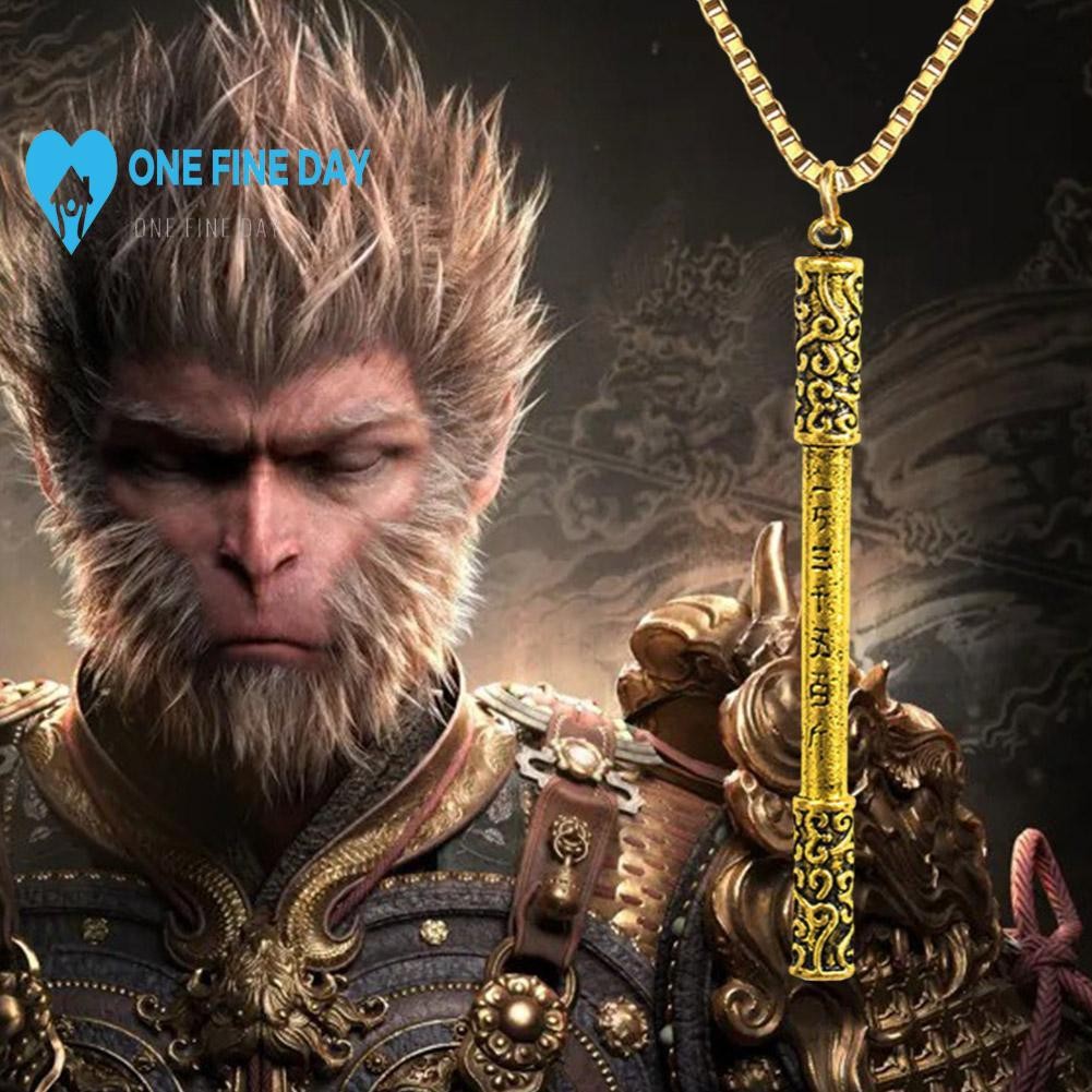 Black Myth Goku Same Style Monkey King Journey Necklace Monkey Golden ...