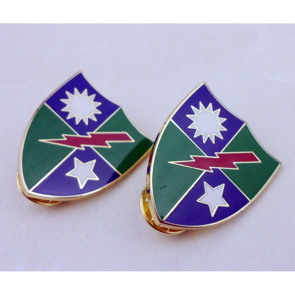 TWO US Army 75th Ranger Regiment Cap Hat Badge Pin Insignia Military ...