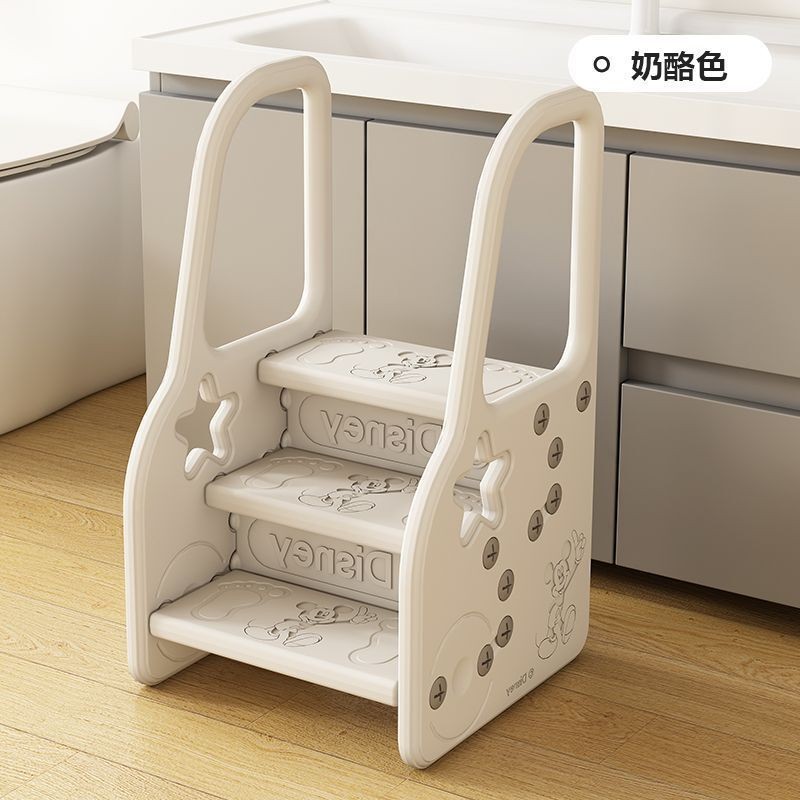Children's Washbasin Footstool Baby Washbasin Step Stool Brushing Teeth ...