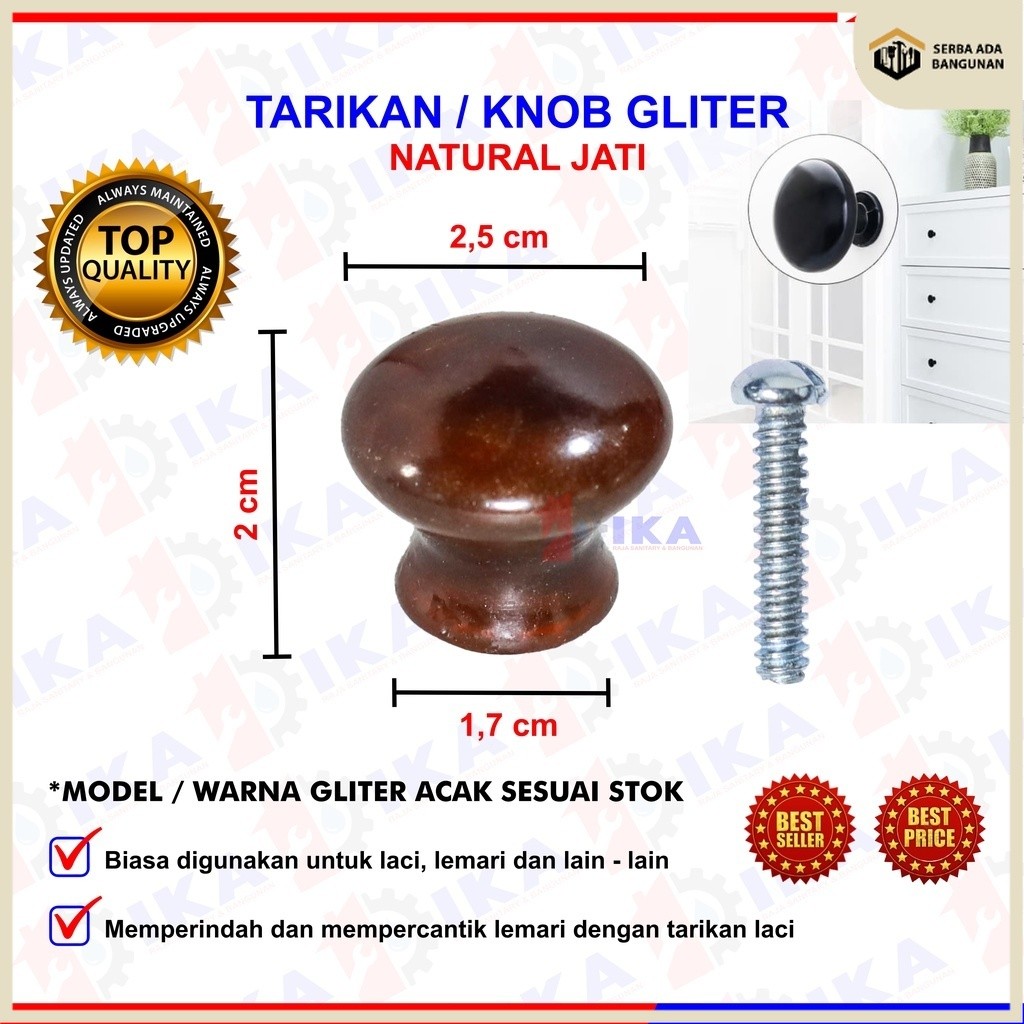 KAYU Teak wood knobs diameter of drawer and cupboard pulls and drawer ...