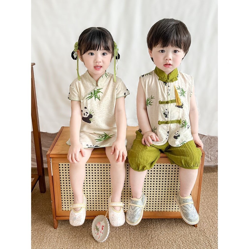 [1-8y] baby girls CNY cheongsam dress kids shirt boy girl boys and ...