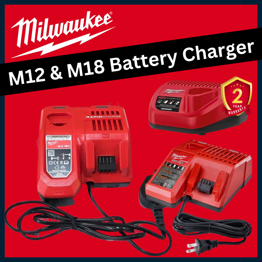 Milwaukee Battery Charger / M12-M18 Charger / Milwaukee Charger / M12 ...