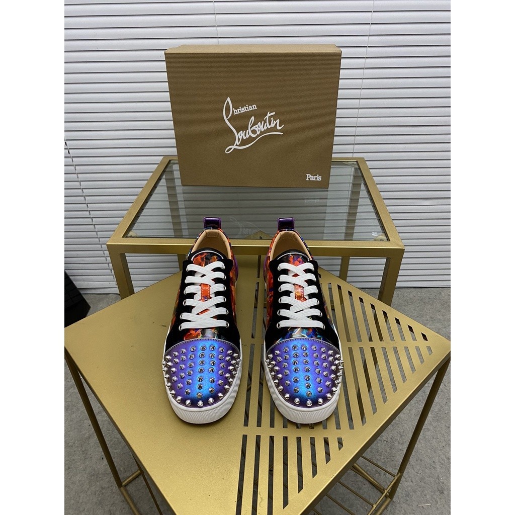 Kasut lelaki CCLTN LOGO PRINT W BLUE FRONT luxury sneakers shoes ...