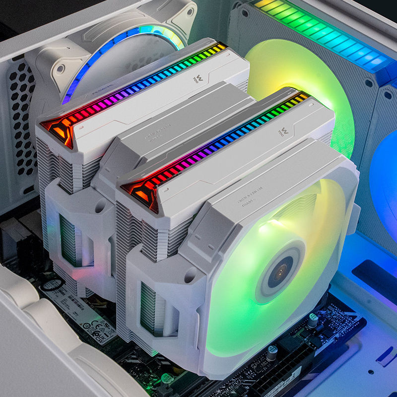 Alseye ALSEYE W700 Dual Tower Radiator CPU Fan ARGB Desktop 7 Heat Pipe ...