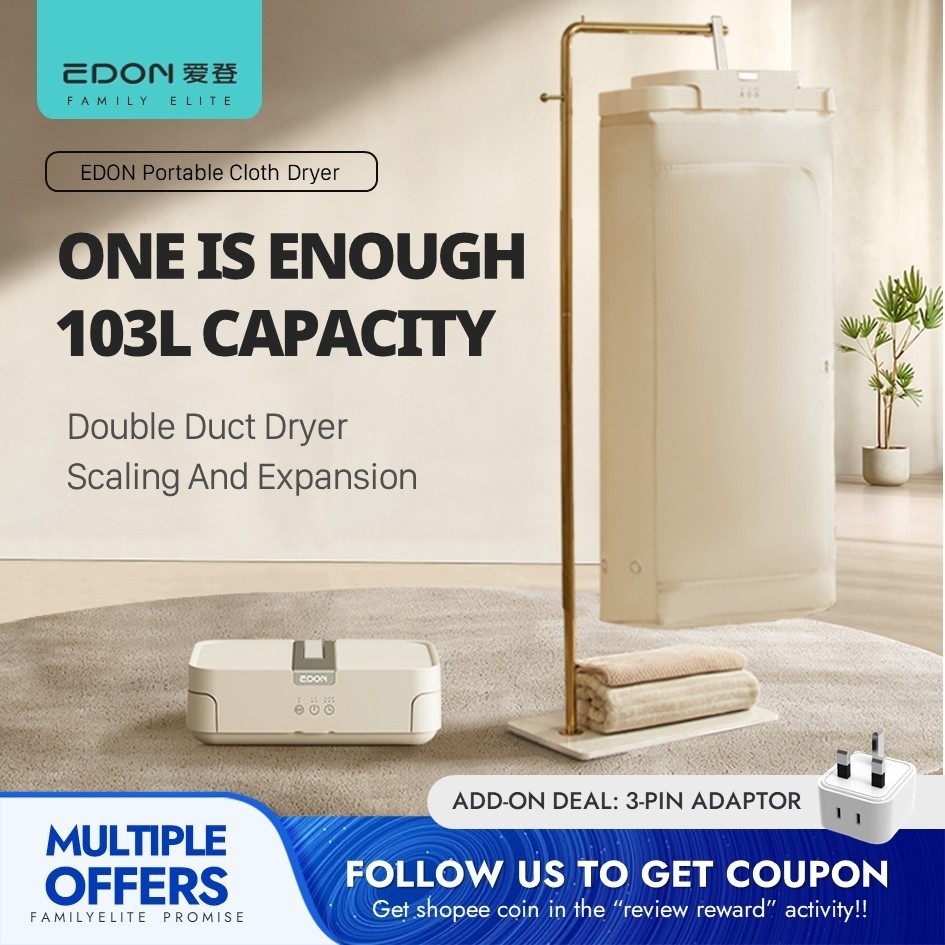 Edon Portable Cloth Dryer Mini Folding Garment Cloth Hanger Travel ...