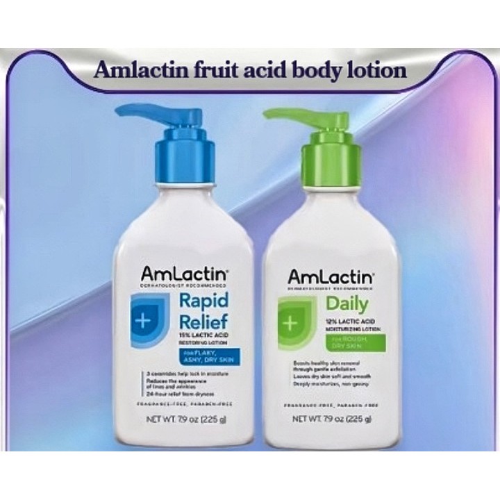 Amlactin 12% fruit acid body lotion moisturizing deep moisturizing ...