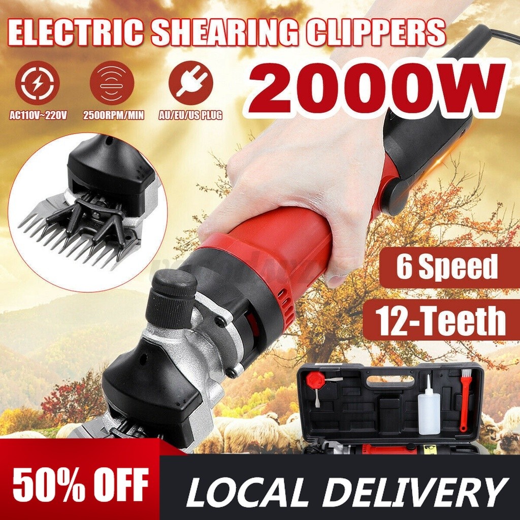 220V 2000W Flexible shaft Electric Sheep Goat Shearing Machine Trimmer ...