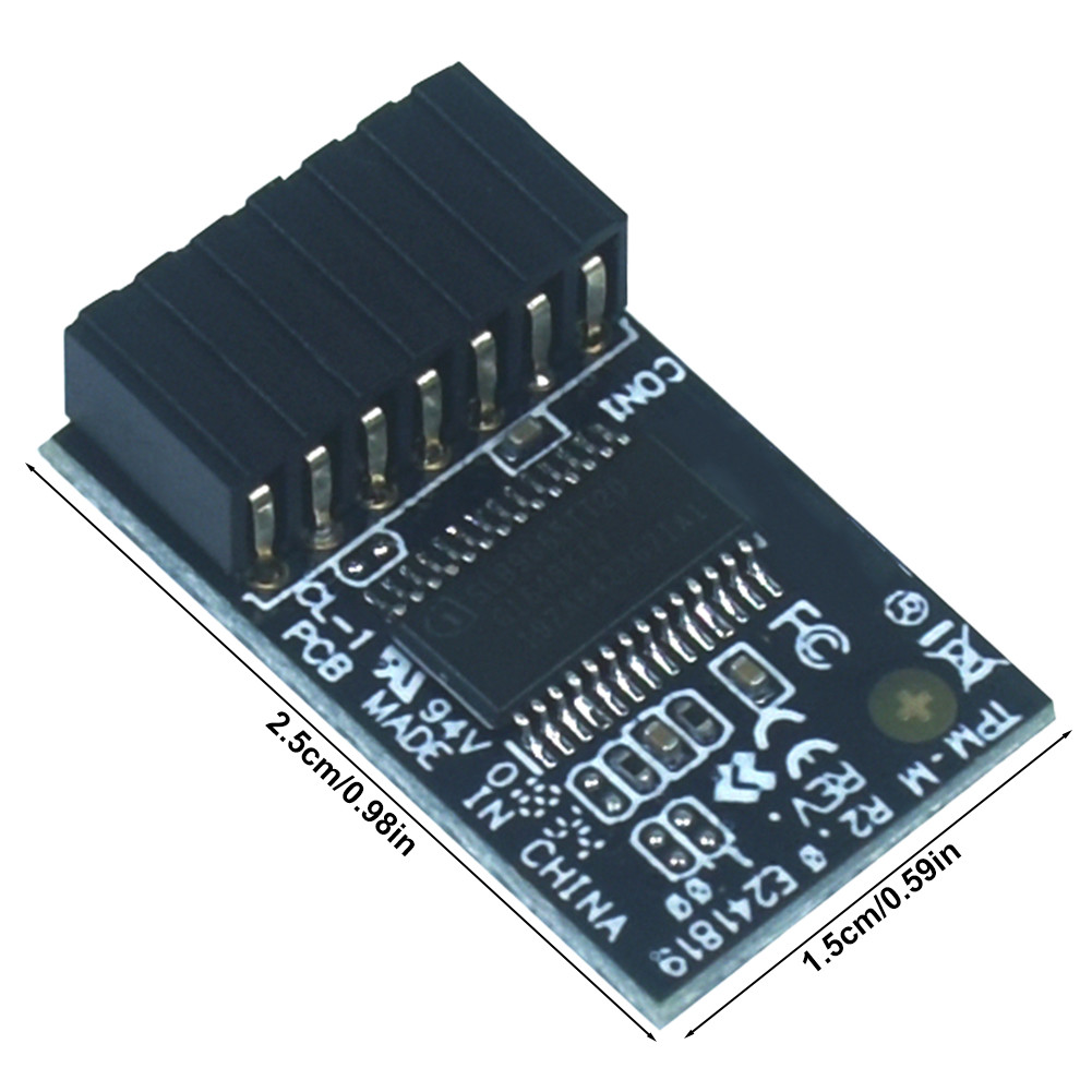 Dreamlandss 14-1 Pin TPM-M R2.0 TPM Module 15x25mm TPM-M R2.0 Module ...