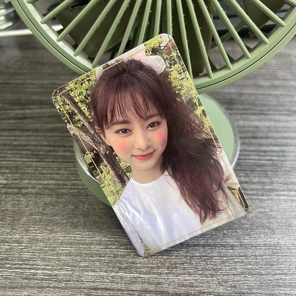 Twice mnm Zhou Ziyu Photocard Blush Yu Gao Ponytail Yu Genuine Ready Stock | Shopee Malaysia