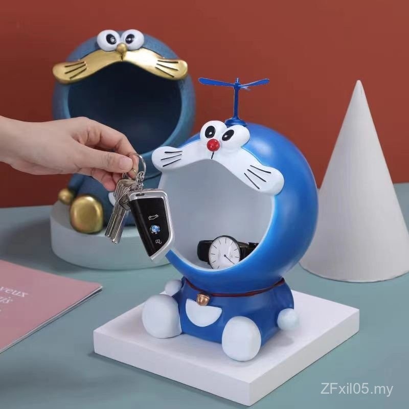 Alat letak barang perhiasan kartun Doraemon comel baru kotak gula-gula ...