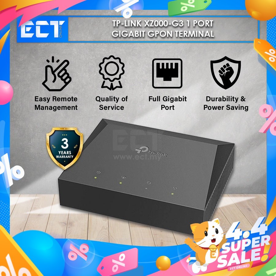 TP-Link XZ000-G3 1 Port Gigabit GPON Terminal | Shopee Malaysia