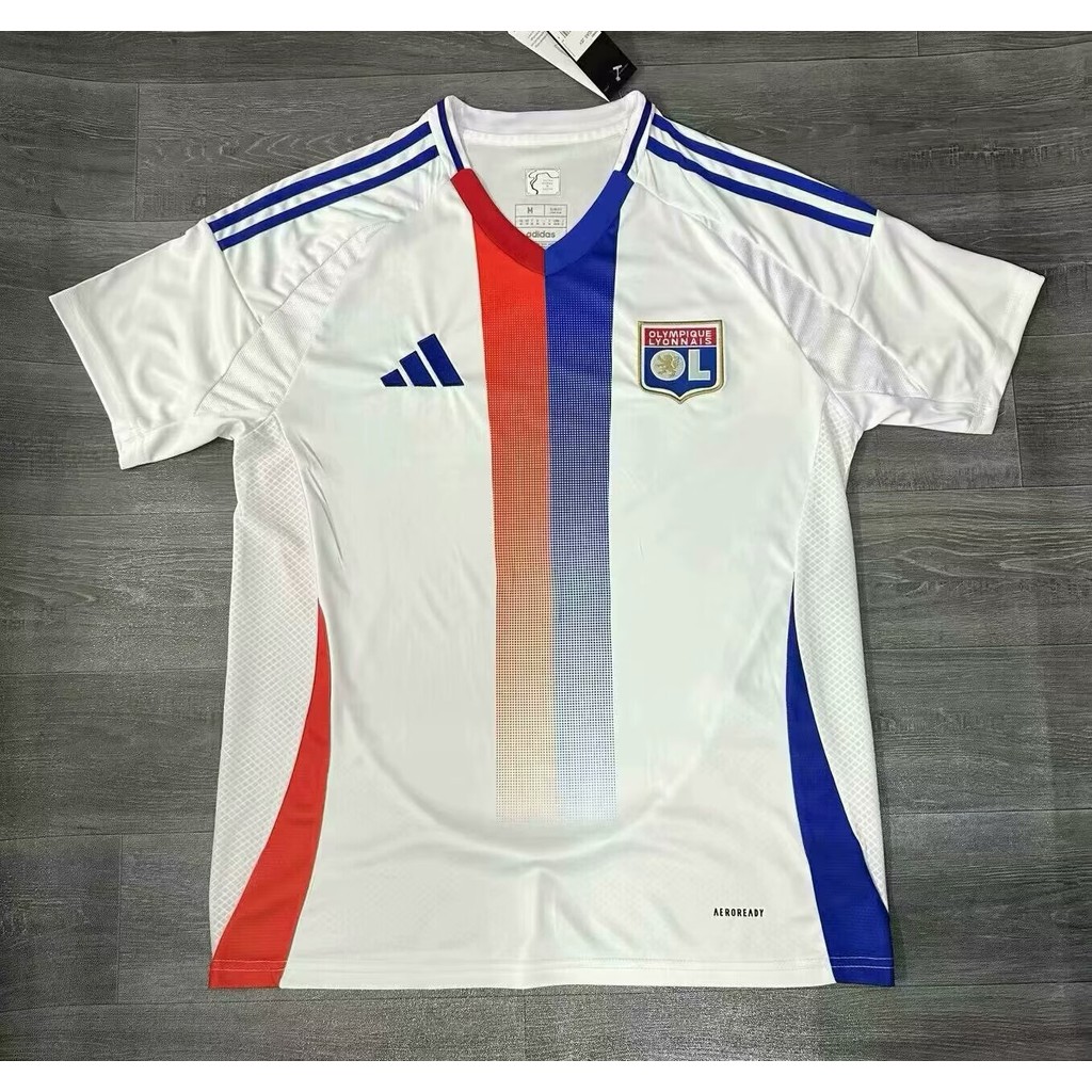Lyon 2025-2026 Home Football Jersey Men's Customized Soccer Shirt ...