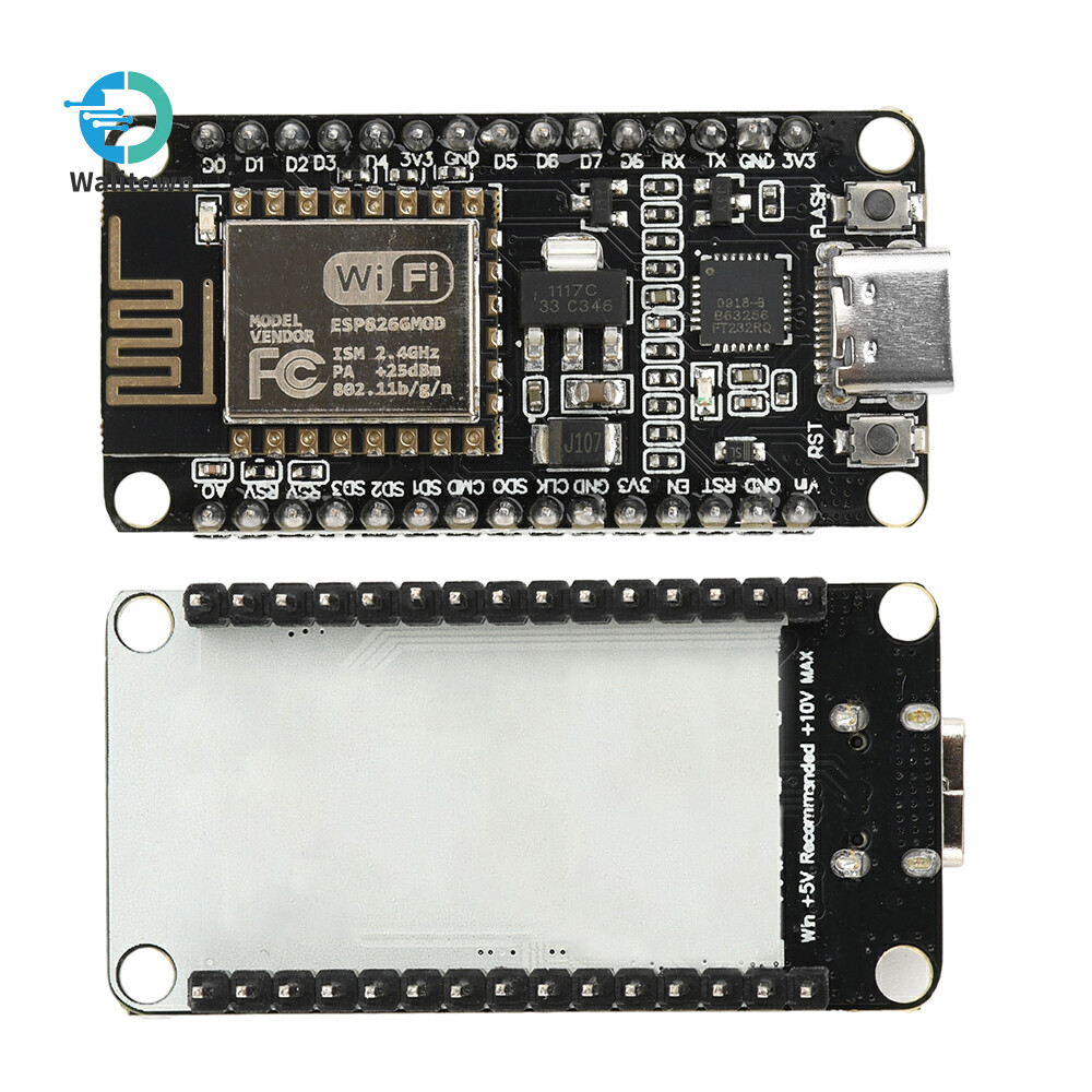 NodeMCU Lua V3 ESP8266 Serial WIFI Module Development Board FT232 Version TYPE-C Interface ...