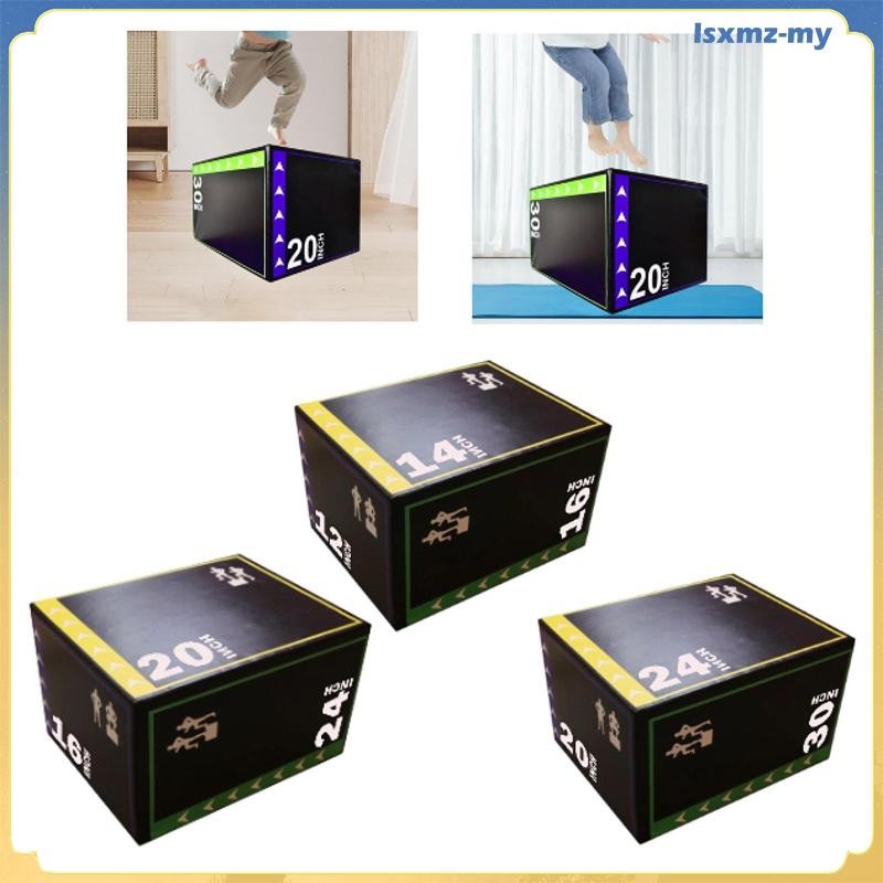 [LsxmzMY] 3 in 1 Plyometric Jumping Box Step up Box Heavy Duty ...