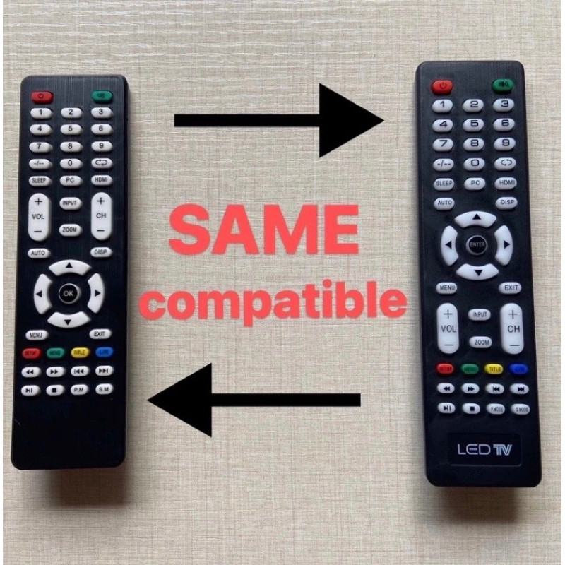 COBY Starcoby Megapro Basic LED TV Remote Control | Shopee Malaysia