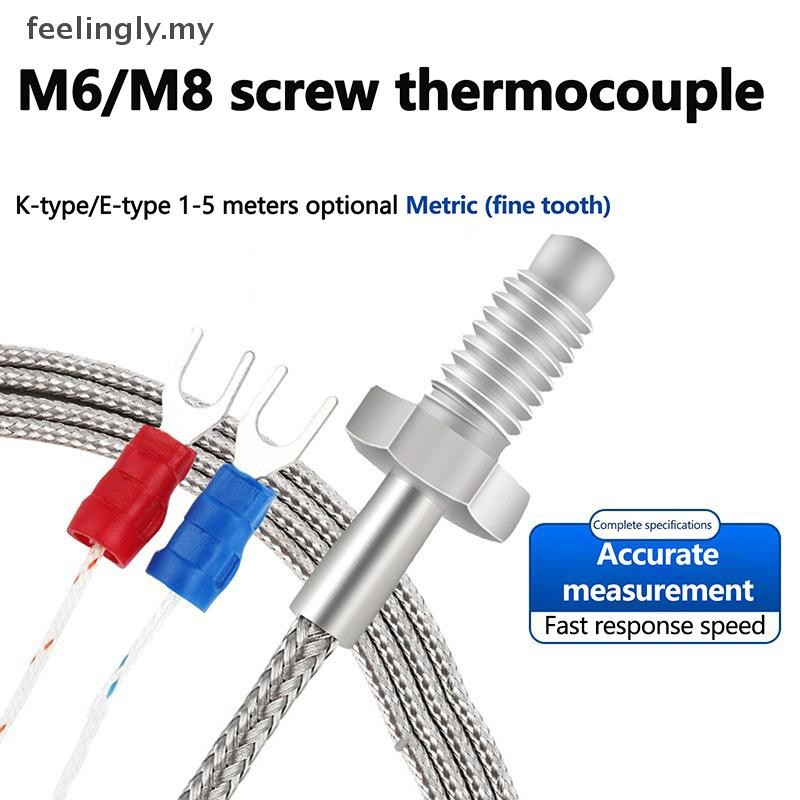[T&B Apr] 1 Piece 0-400°C Temperature Controller Thermocouple Thread M6 ...