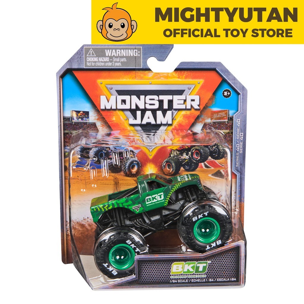 Monster Jam 1:64 Single Pack Series 40 - BKT Pickup Truck | Shopee Malaysia