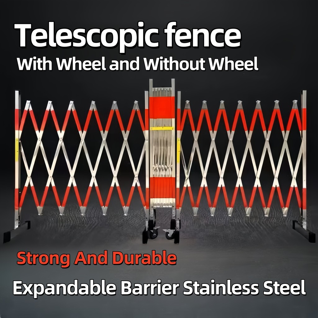 Expandable Barrier Telescopic Fence Stainless Steel Safety Fence ...