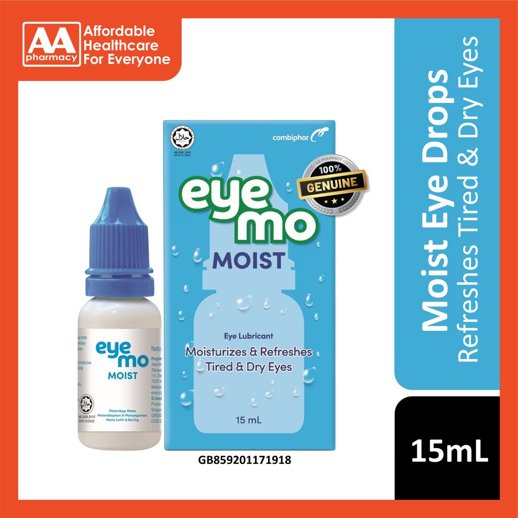 Eye Mo Moist Lubricant Eye Drops (15mL) | Shopee Malaysia