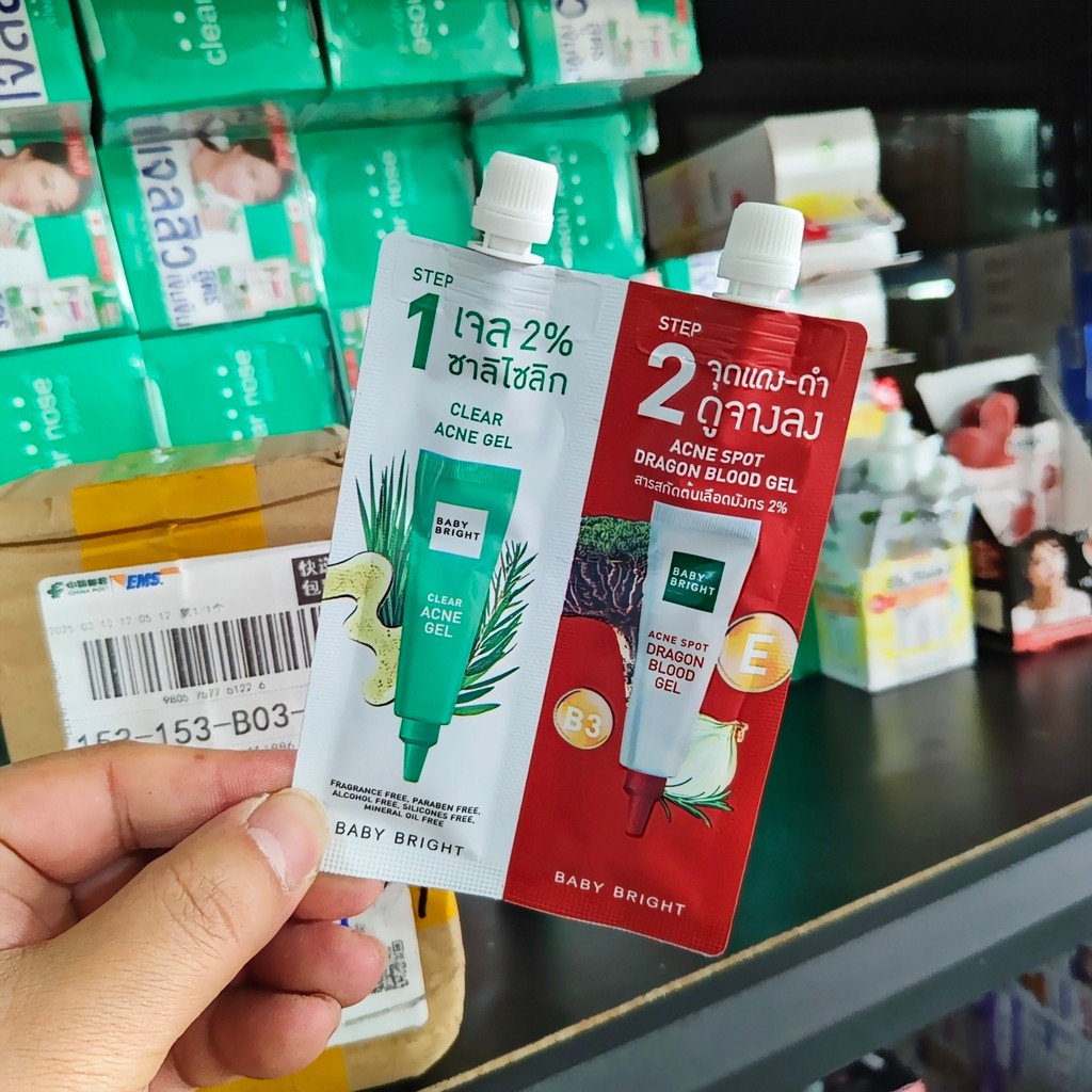 Thailand BabyBright Acne Removal Blemish Gel Green Acne Removal Red ...