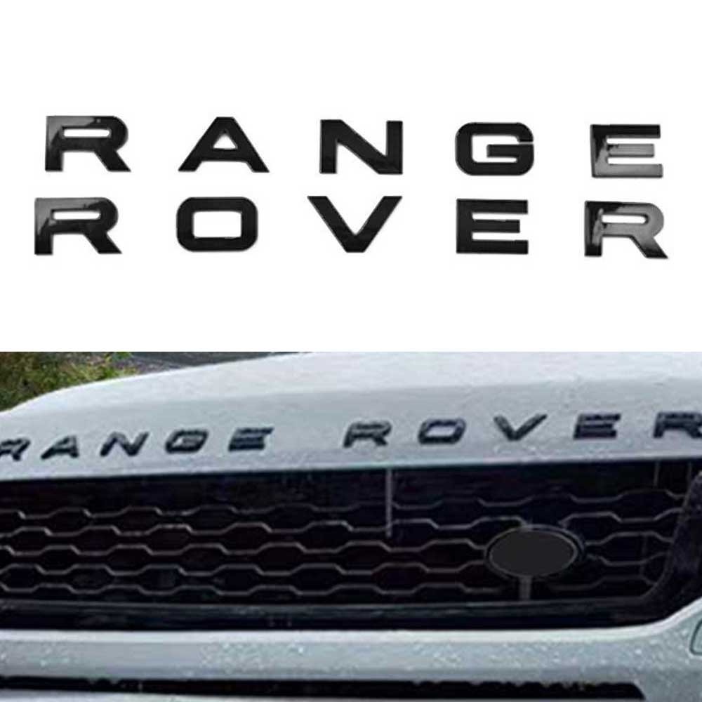 Range Rover Letters Emblem Car Stickers Evoque Velar Sport SVR Rear ...