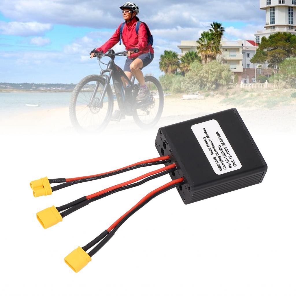 Double Battery Discharge Converter 10A Dual Parallel Module Adapter for ...
