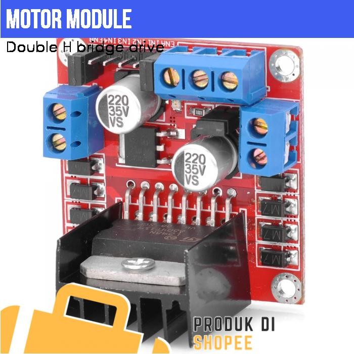 Arduino L298N 2A DC Motor Stepper Dual H Bridge Motor Module | Shopee ...