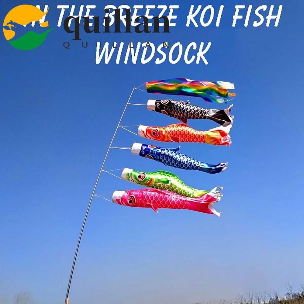 QUILLAN Windsock Toy Japan Style Yard Decor Kite Hanging Decorations ...