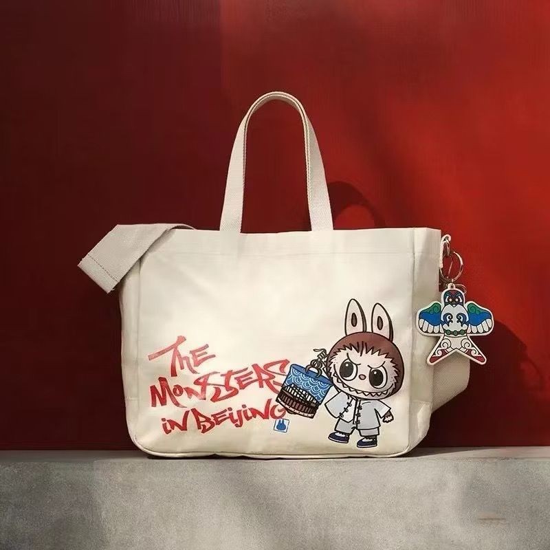 【LABUBU BAG】LB0003 🔥 Japan Fashion Labubu Canvas Sling bag wanita ...