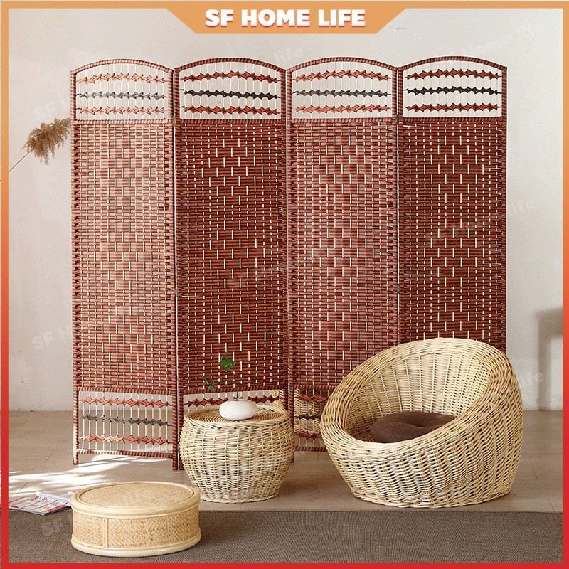 [Room Partition] Rattan Divider/Bamboo Divider/Partition/Folding Screen ...