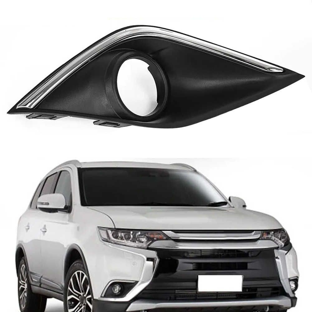 [JTFY] Car Lower Bumper Fog Light Cover Grille For Mitsubishi Outlander ...