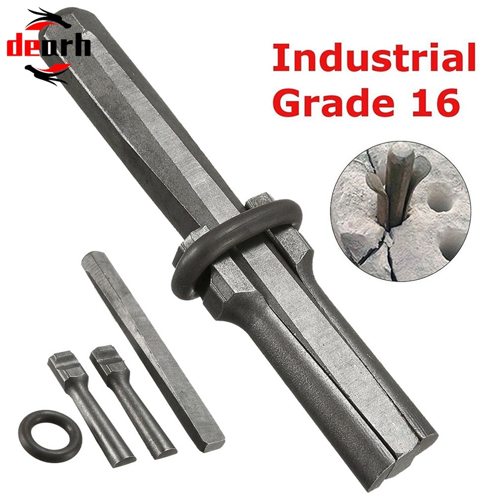 5/8" Plug Wedges Feather Shims Concrete Rock Stone Splitter Hand Tool ...