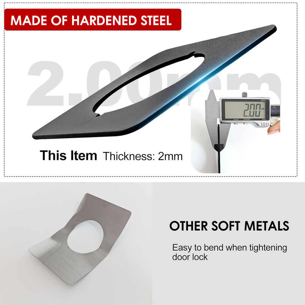 Door Handle Reinforcement Plate Fill Gaps in Locks and Doors Design ...