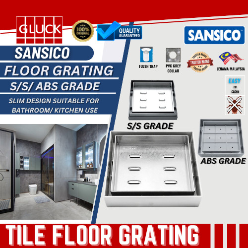 SANSICO FLOOR GRATING S/S/ ABS GRADE | (4"/6”) Stainless Steel/ ABS ...