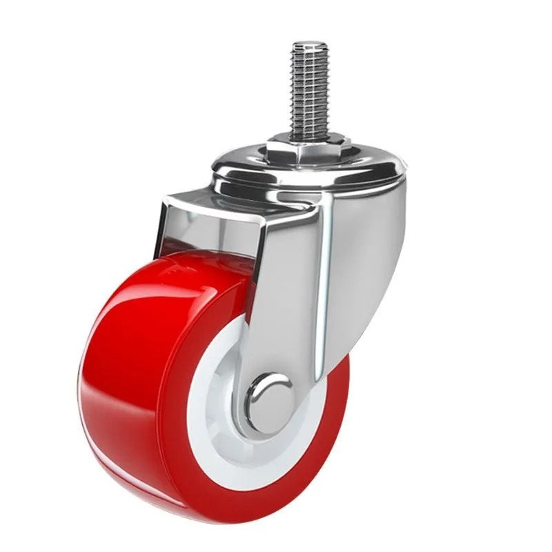 Silent Universal Wheel Wheel Reel Steering Wheel 7cm M8 Screw Rod ...