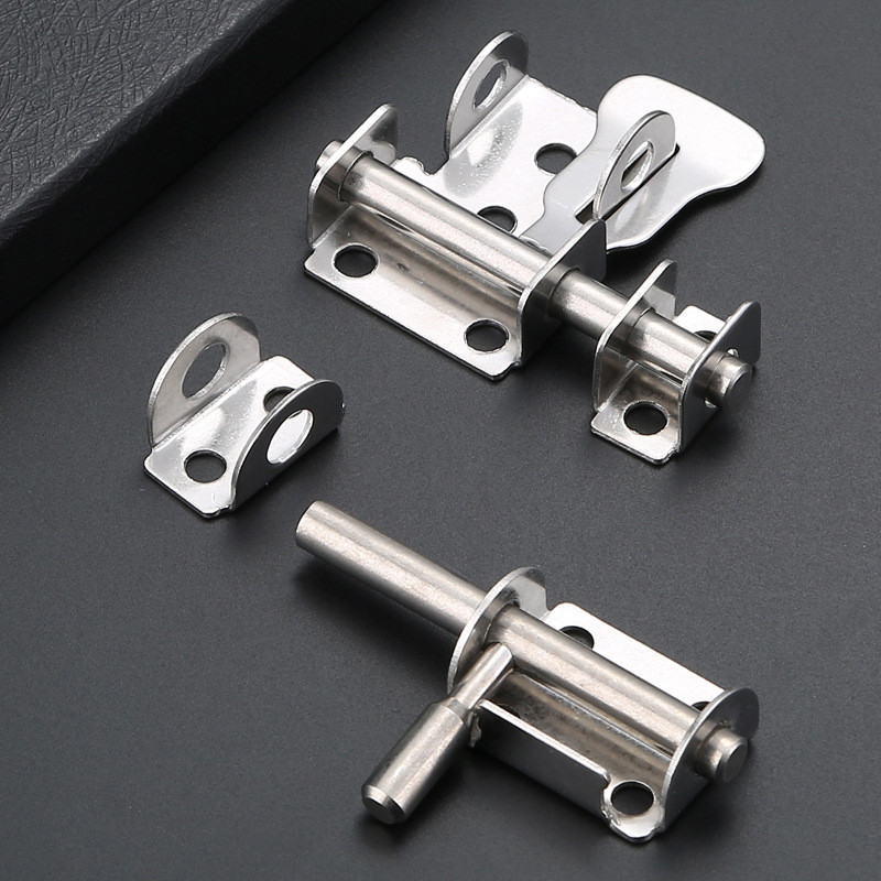 SUM Stainless Steel Door Latch Solid Sliding Bolts Latch Hasp Home ...