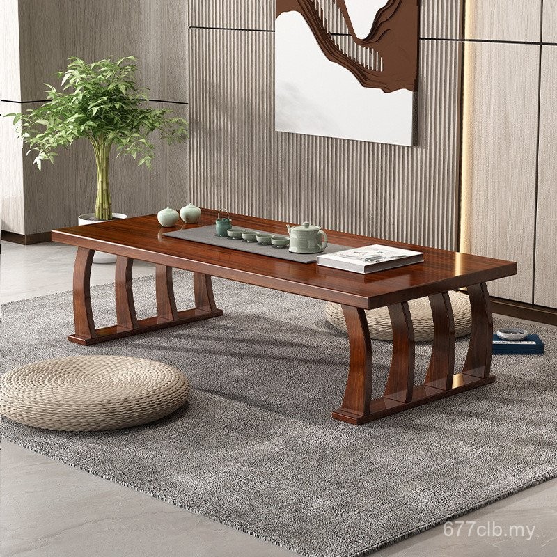 Pure Solid Wood Bay Window Small Coffee Table Table Japanese Tatami ...