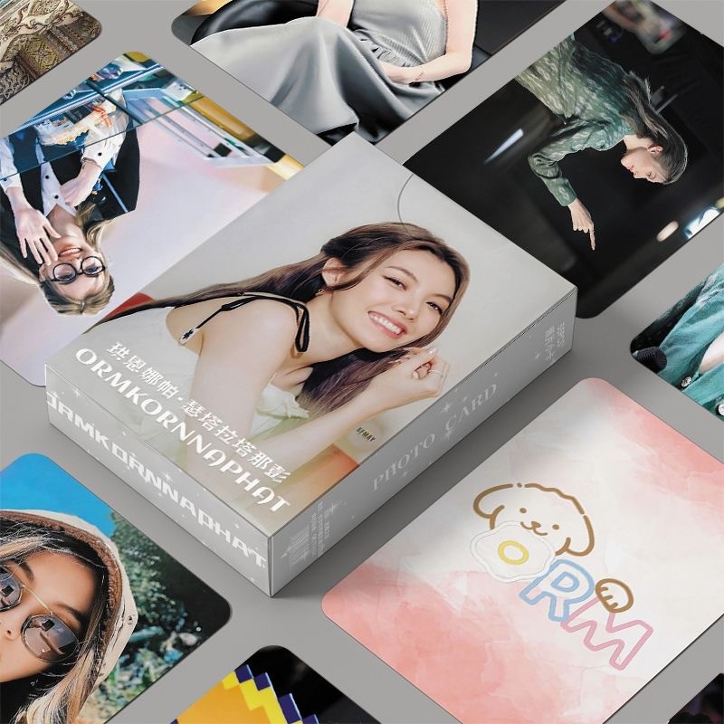 30-55pcs BUS Boun prem lovesick 2024 Photocards faye yoko lingorm Laser Hologram Lomo Card Orm ...