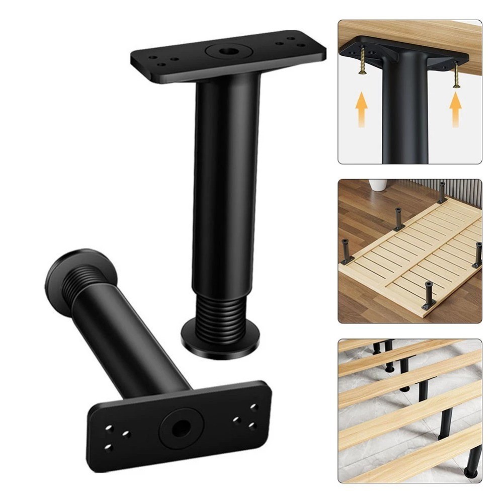1pc Height Adjustable Bed Beam Support Feet Reinforced Plastic ...