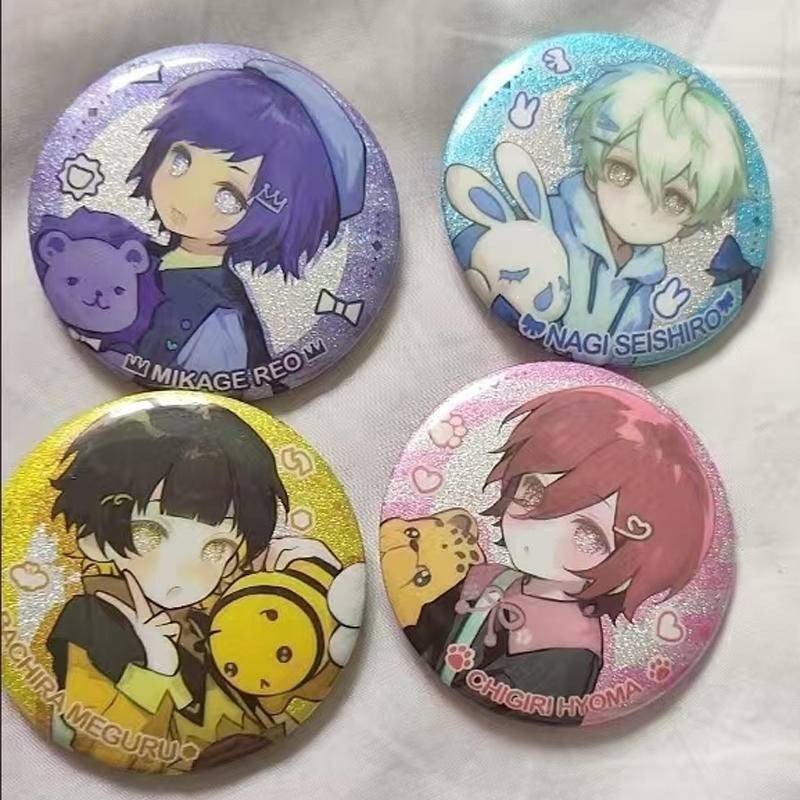 Cute 58mm Blue Lock Child Form Badge Anime Bachira Meguru Chigiri Hyoma ...