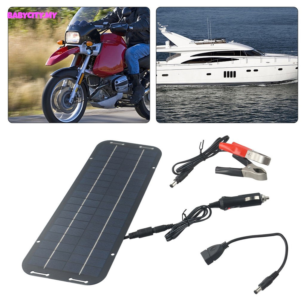 60W Solar Panel 12V olt Trickle Battery Charger For Caravan Car Van ...