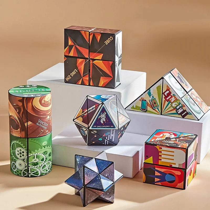 Big Size Shape Shifting Box Geometric Changeable Magnetic Magic Cube 3D ...