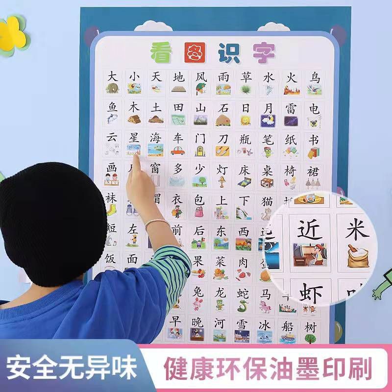 Kindergarten Literacy Wall Chart Elementary School Students Watch Chart ...