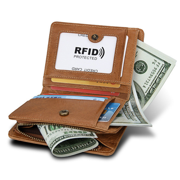 dompet kulit lelaki original dompet beg dompet Amazon Hot Sale Men's ...