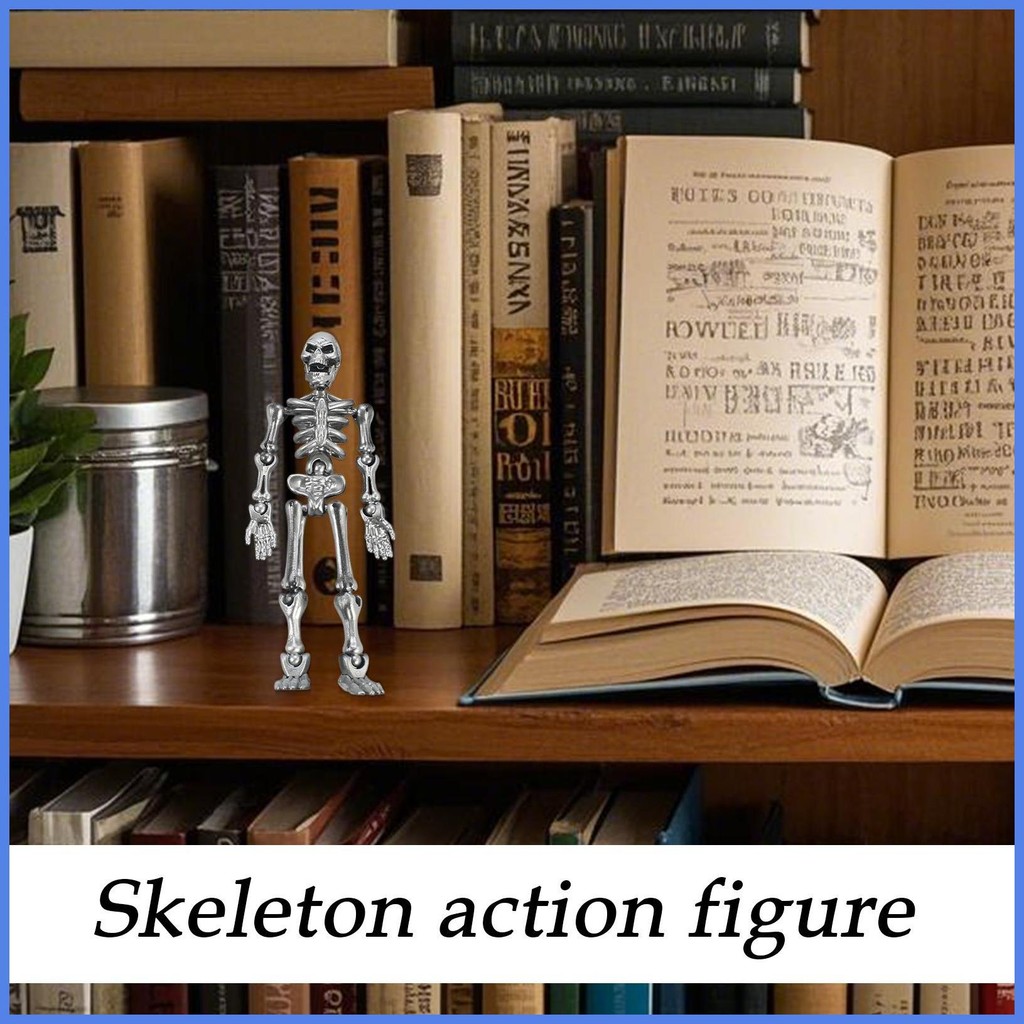 Skeleton Action Figure Movable Figures with Joints Flexible Full Body ...