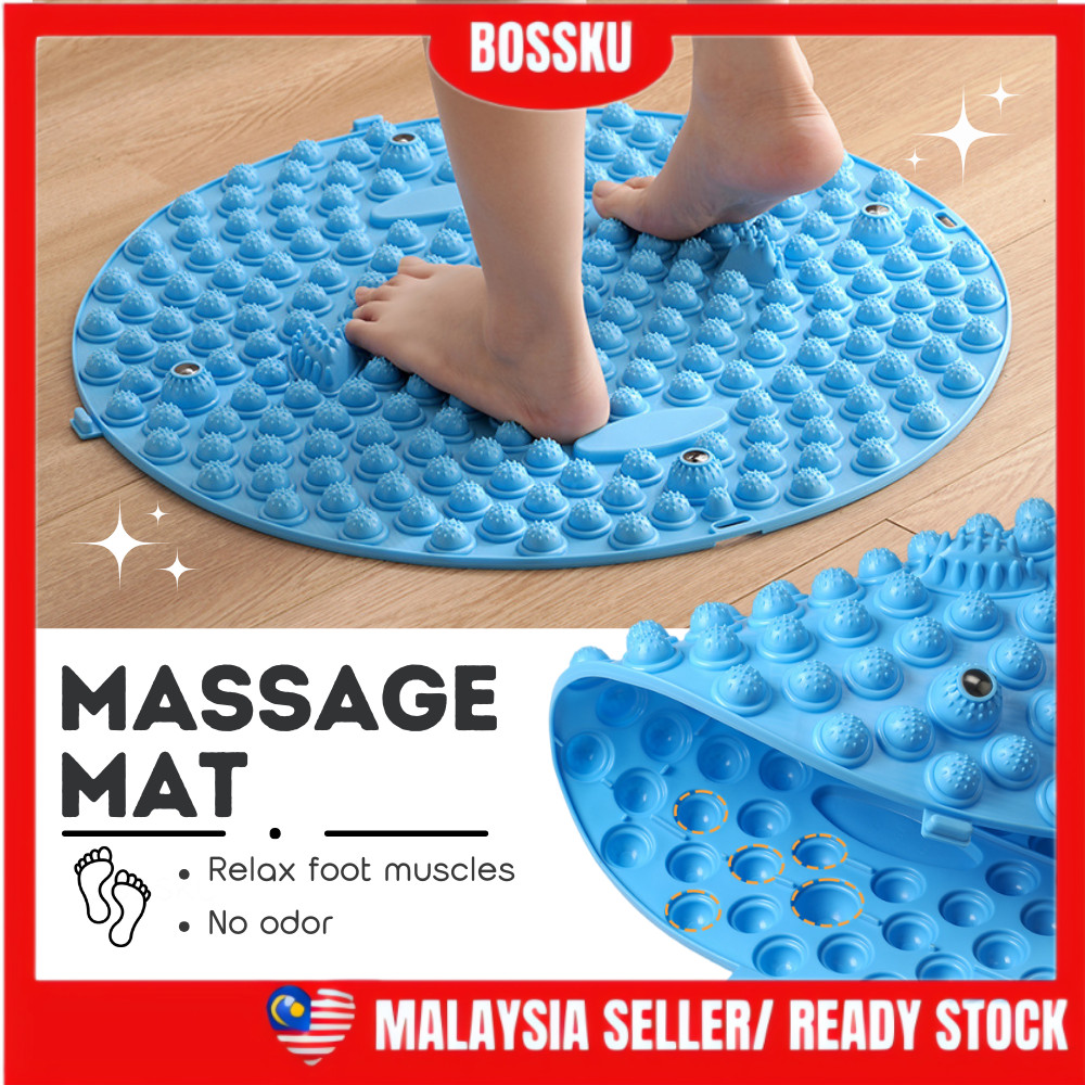 Foot Massage Exercise Round Shiatsu Board Silicone Reflexology Artifact ...